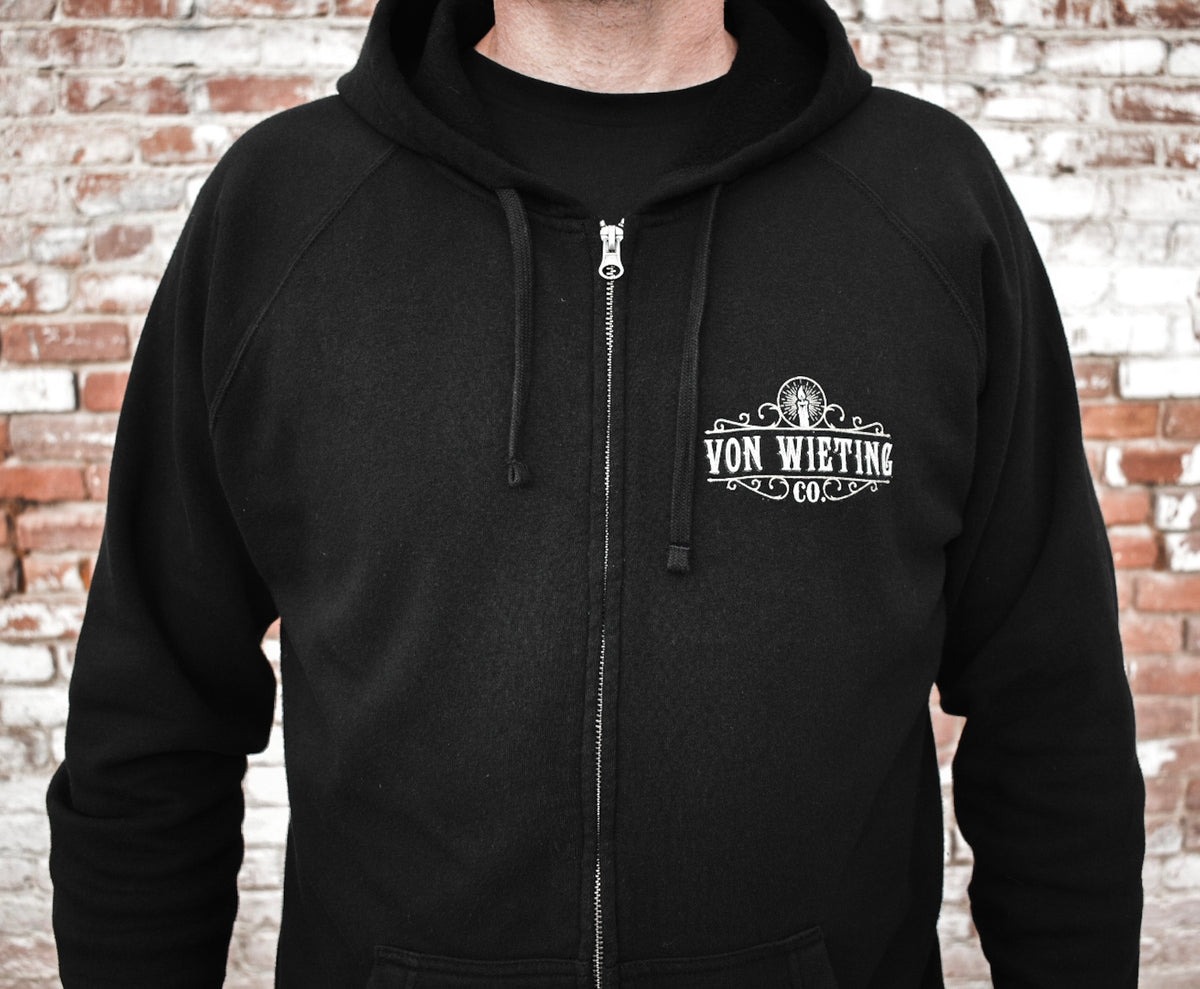 VWC Logo'd Zip Hoodie – Von Wieting Co.